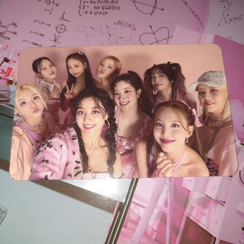 Jual [sharing] twice formula of love official album photocard pc id card nayeon jeongyeon momo ...