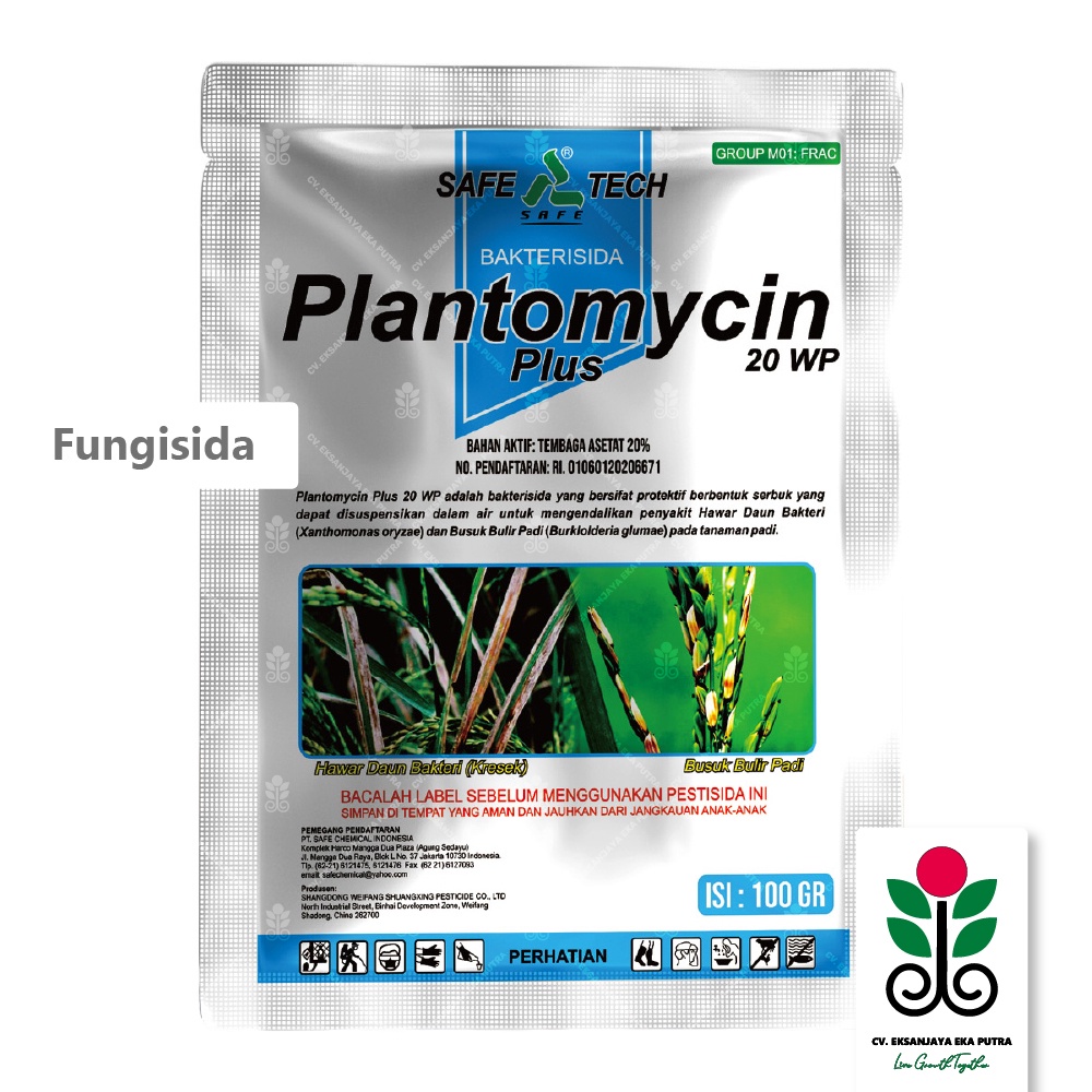 Jual PLANTOMYCIN PLUS 20WP BAKTERISIDA PENGENDALI HAWAR DAUN & BUSUK ...