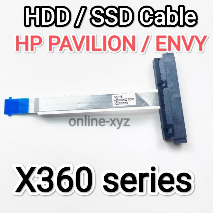 Jual kabel Konektor Ssd Hdd HP X360 Envy Pavilion Convertible 11 13 14 ...