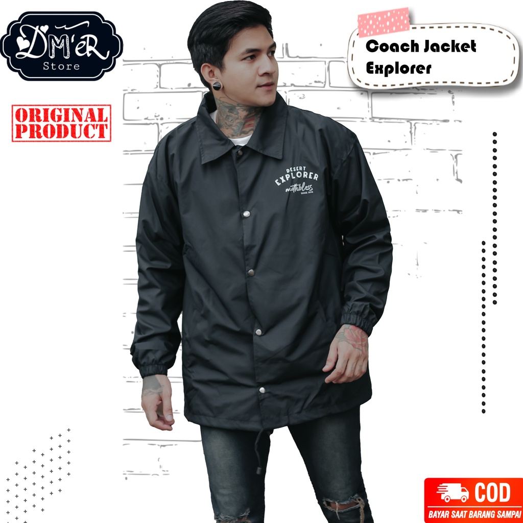 Jual Coach Jacket Explorer Pria Wanita Jacket Outdoor Cowok Cewek ...