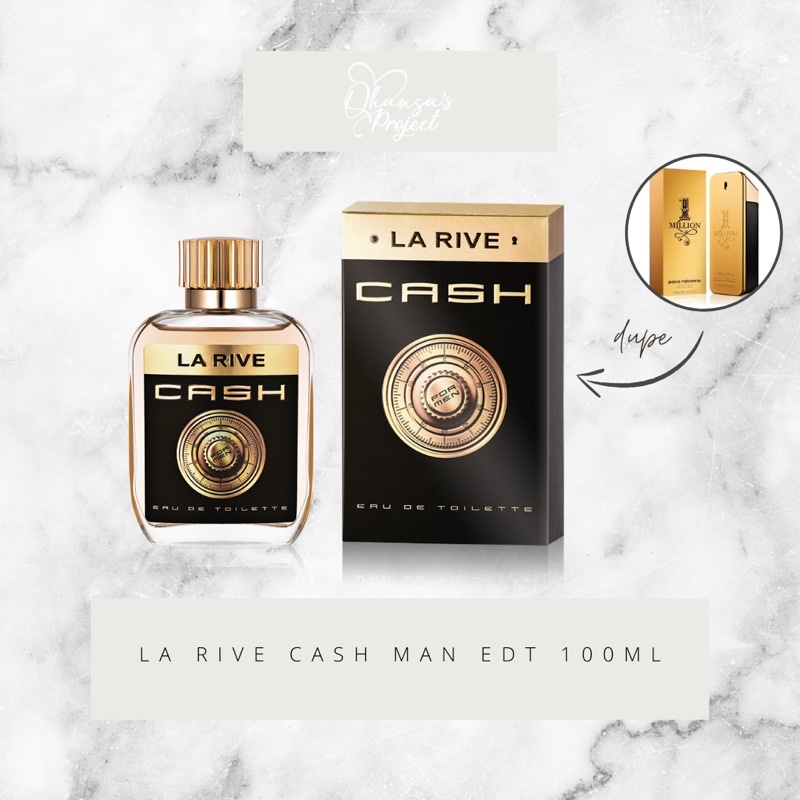 Jual La Rive EDT Cash Man 100ml parfum pria | Shopee Indonesia