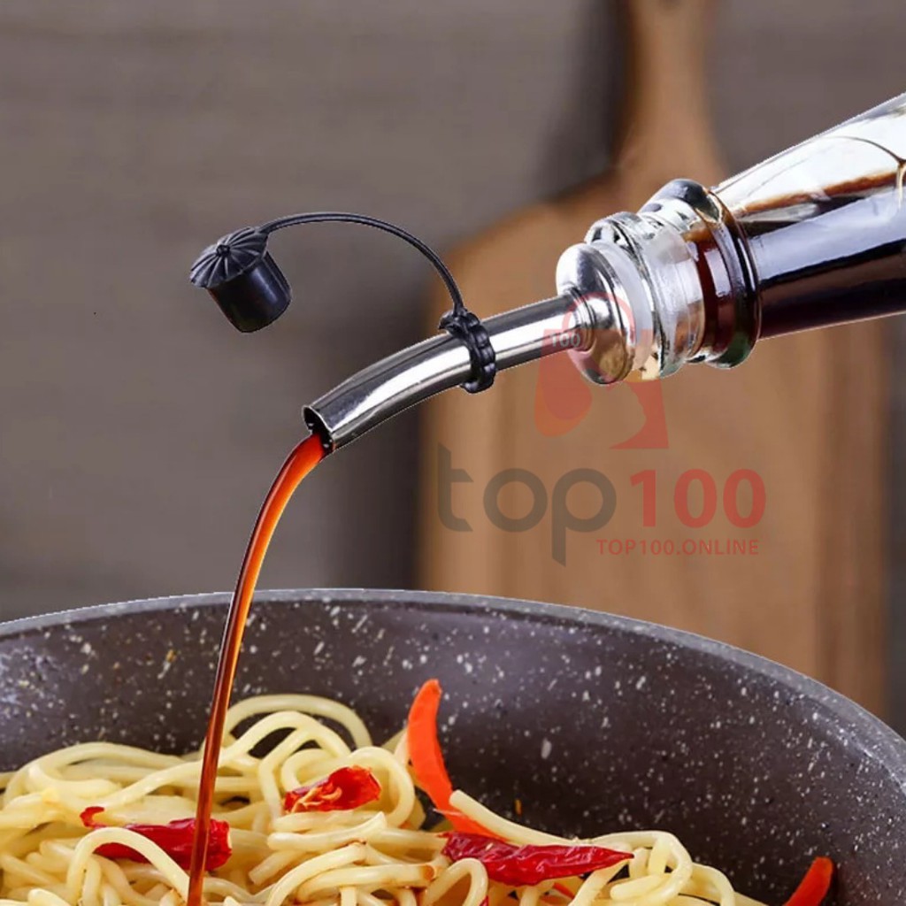 Jual TOP100 - Liquor Spirit Bottle Pourer Dengan Tutup Penutup Penuang ...
