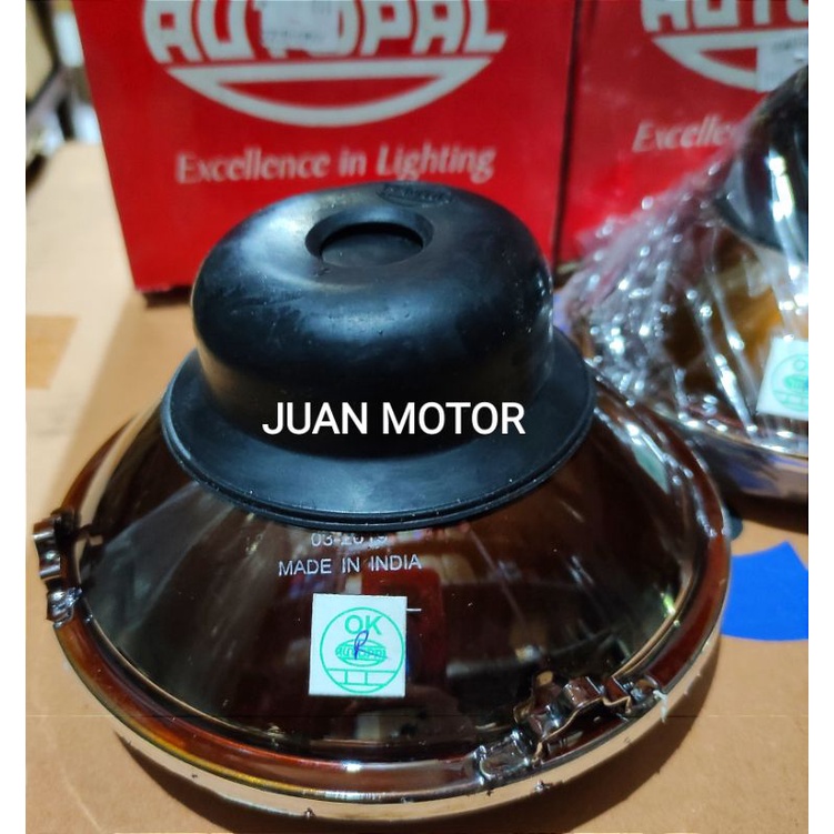 Jual reflektor H4 bulat 5 inchi/lampu depan mobil/motor UNIVERSAL ...