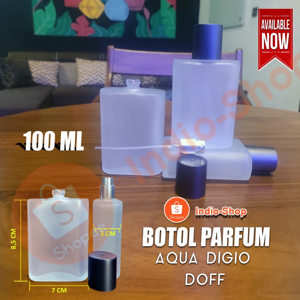 Jual Botol kosong parfum aquadigio refiil /100ml/doft adg | Shopee ...