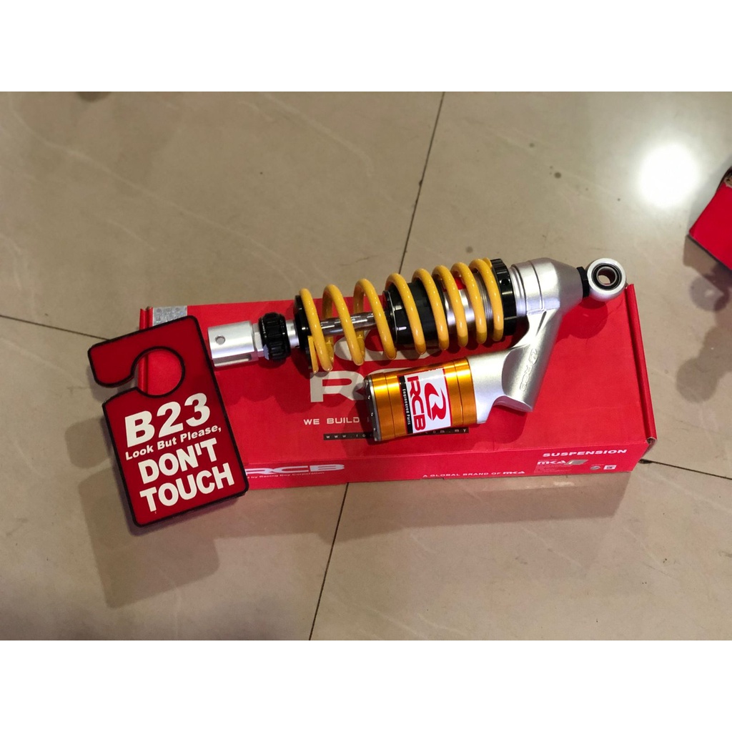 Jual shock RCB SB5 single klik tabung segitiga matic single kuning ...