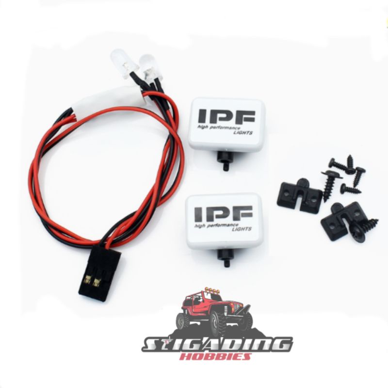 Jual LAMPU SOROT ROOF LAMP RC ADVENTURE 2 PCS SQUARE LAMP | Shopee ...