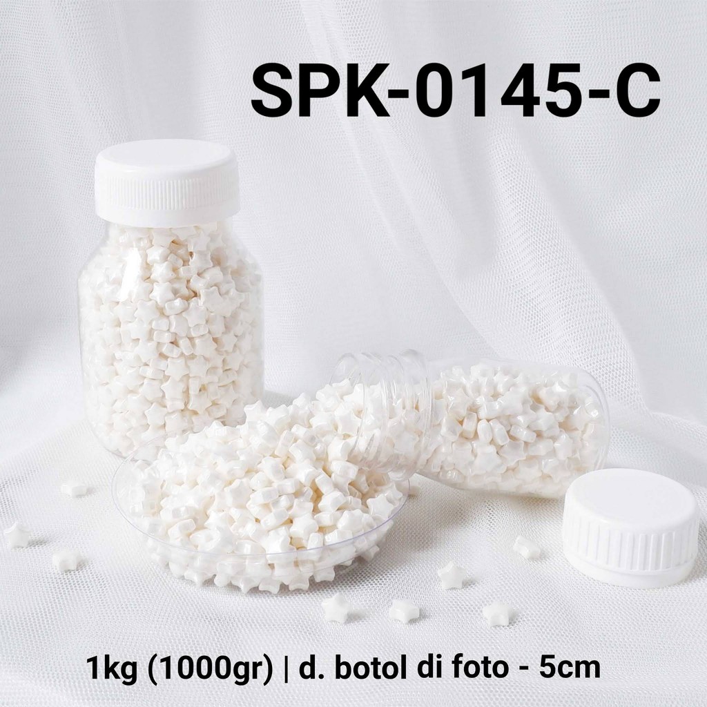 Jual SPK-0145-C Sprinkles sprinkle sprinkel 1kg 1 kilo bintang star ...