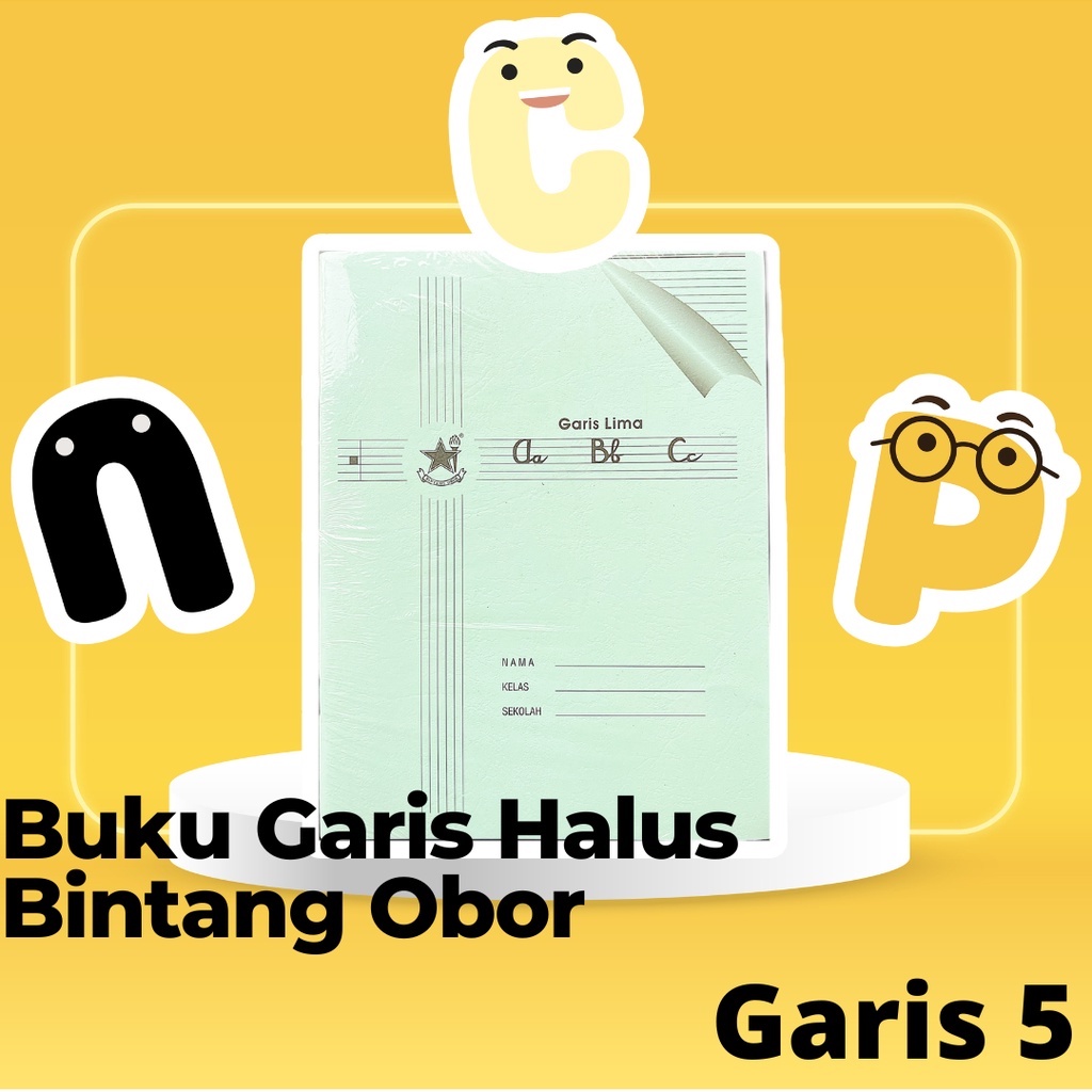 Jual Buku Halus Garis Lima Bintang Obor | Shopee Indonesia