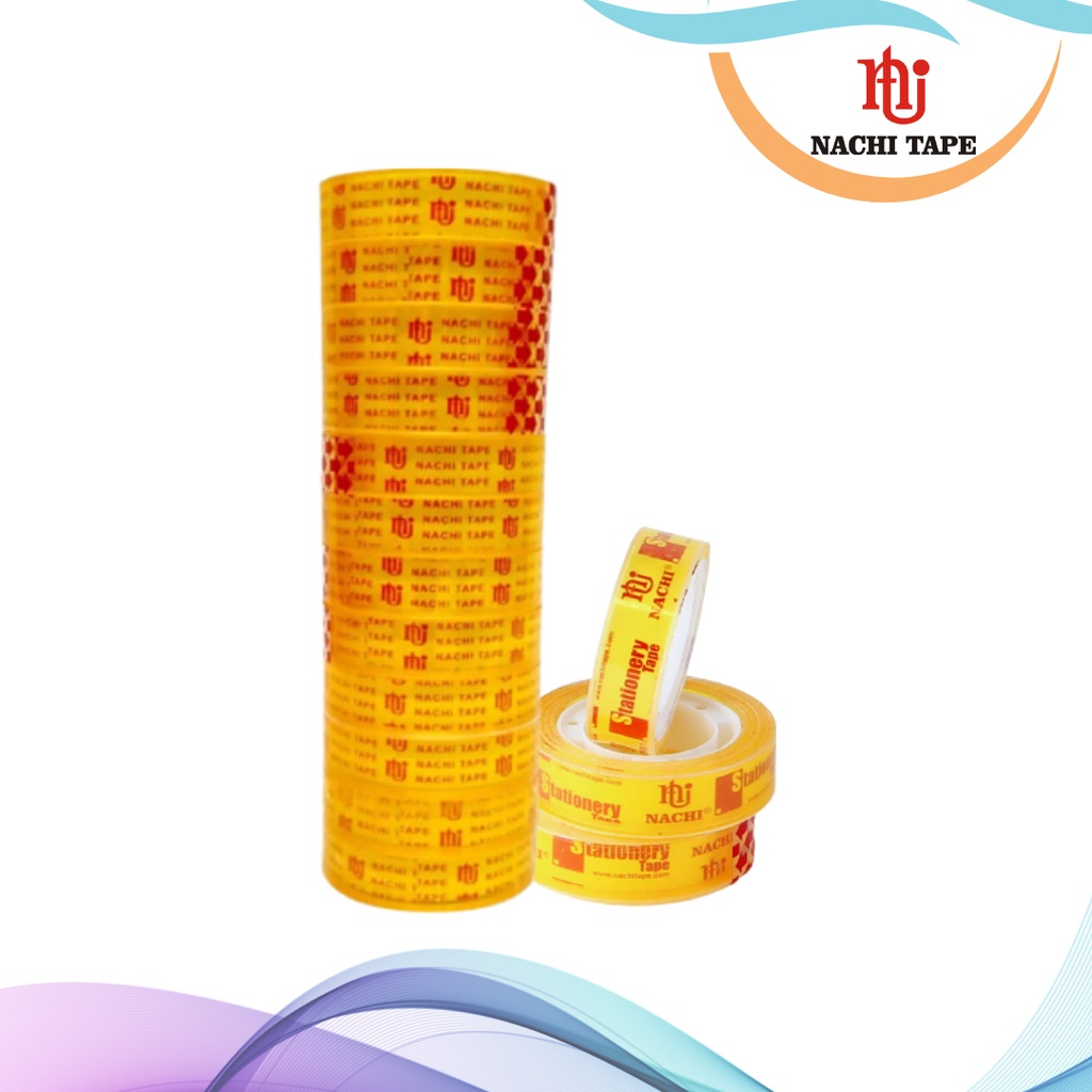Jual CELLOTAPE / ISOLASI NACHI 12 MM X 10 YARD (3 PCS) | Shopee Indonesia