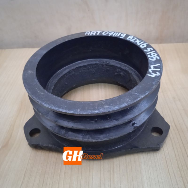 Jual pulley pully puli mesin cor S 195/ 12 PK sampai 23 PK ( B2 x 16 cm ...