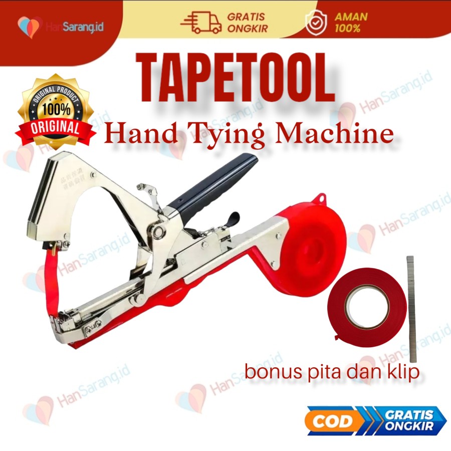 Jual Tapetool alat pengikat lanjaran tanaman tape tool praktis | Shopee ...