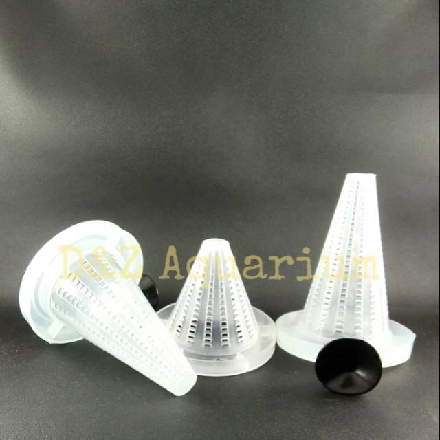 Jual Cup Cacing Rambut Sutra Model Kerucut Tempat Pakan Ikan Cacing ...