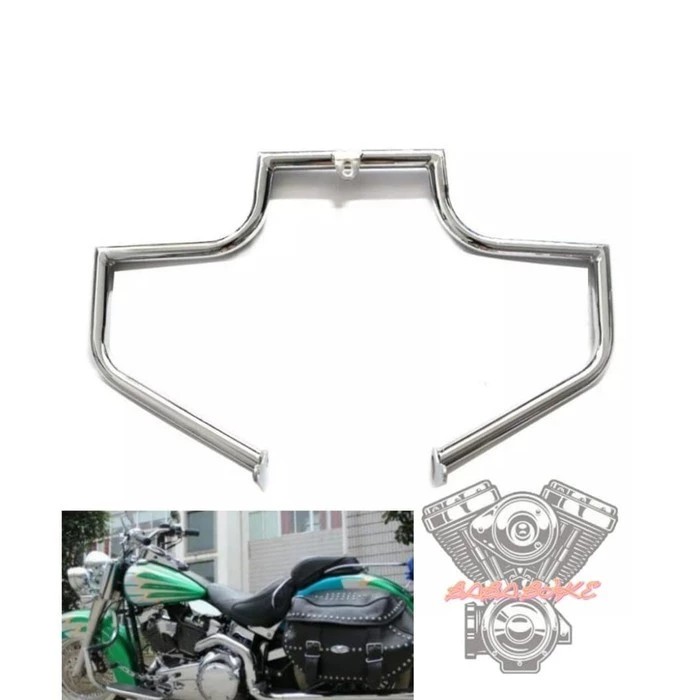 Jual engine guard harley softail fatboy crash bar harley | Shopee Indonesia