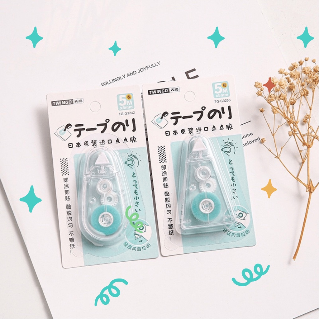 Jual Lem Roll / Hand Glue Tape / Lem Kertas / Deco Sticker Journal ...