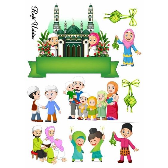 Jual Topper cake kue anak soleh mesjid mengaji free nama dan ucapan ...