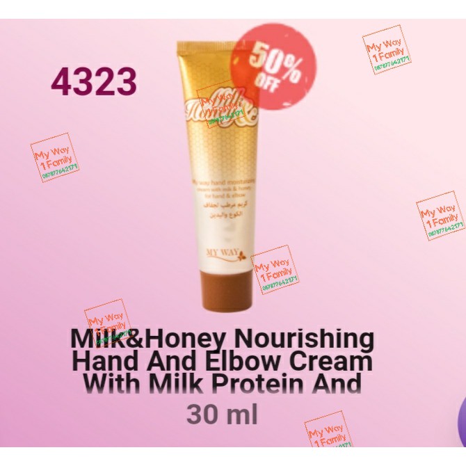 Jual MY WAY Milk & Honey Nourishing Hand & Elbow Cream | Shopee Indonesia
