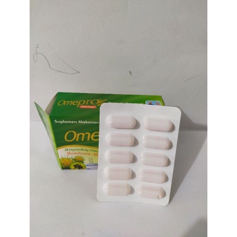 Jual Omepros Minicaps Suplemen Penurun Kolesterol Dan Trigliserida ...