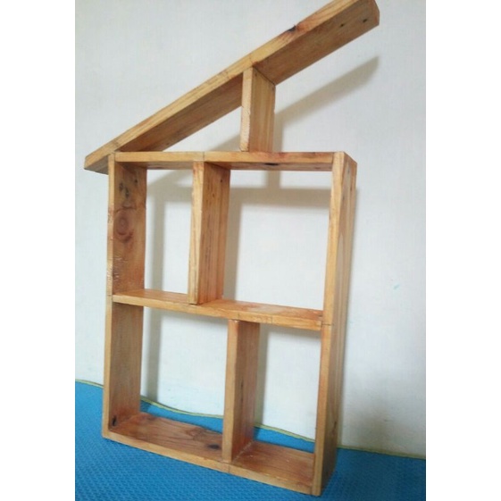 Jual Rak Kayu 40x60x8 Kayu Serbaguna Minimalis Rak Kayu Bunga Rak Kayu ...