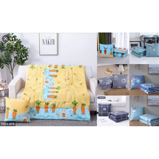 Jual BALMUT IMPORT / BANTAL SELIMUT KARAKTER LUCU / BALMUT 2IN1 BISA ...