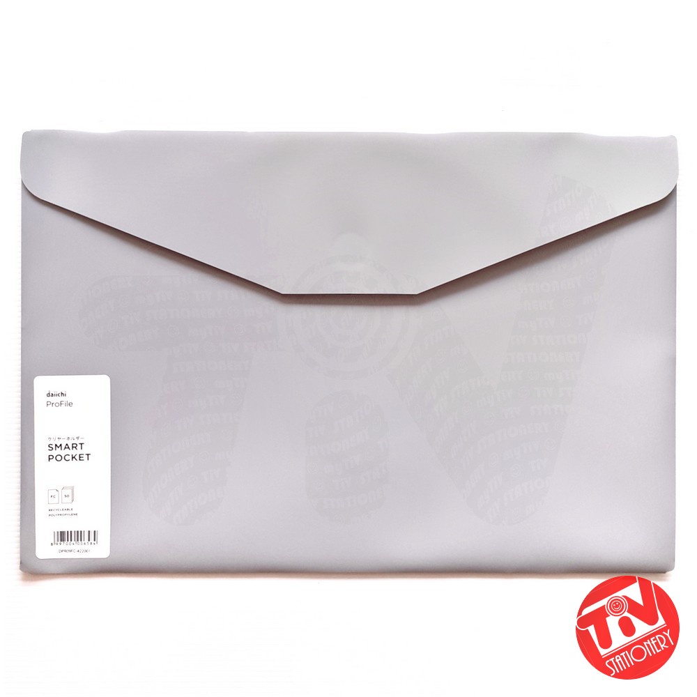 Jual Map Plastik DAIICHI Smart Pocket F4 / FC Velcro Solid Color ...