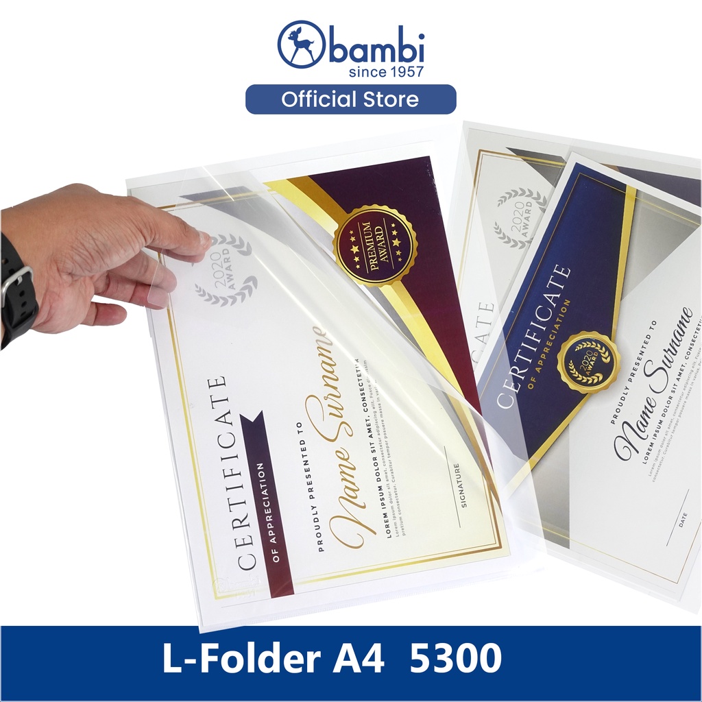 Jual Bambi Map Dokumen A4 Transparant Tipe Map Berkas Bussiness File ...