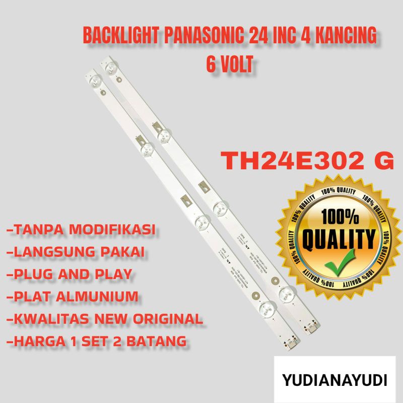 Jual BACKLIGHT TV LED PANASONIC TH-24E302G | Shopee Indonesia