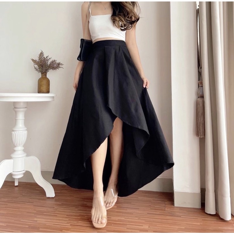 Jual JOLANI PREMIUM SKIRT / ROK PREMIUM PANJANG / ROK SIMPLE POLOS ...