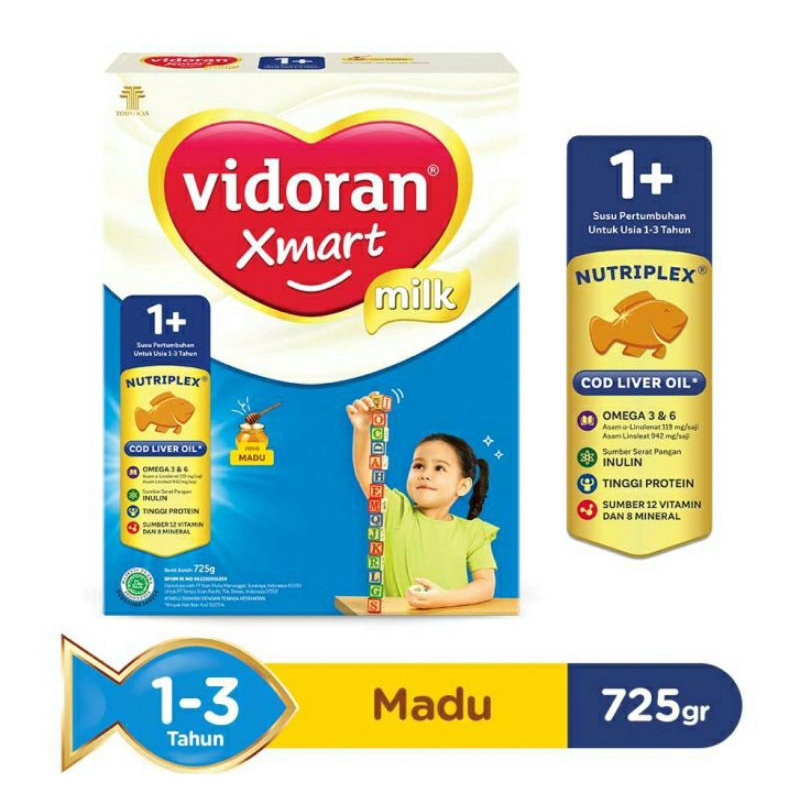 Jual Vidoran X mart milk 1+ Madu dan Vanila 725gr Nutriplek ( Promo ) | Shopee Indonesia