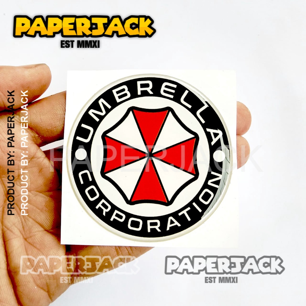 Jual UMBRELLA CORPS RESIDENT EVIL EMBLEM STIKER RESIN LENTUR MOBIL ...