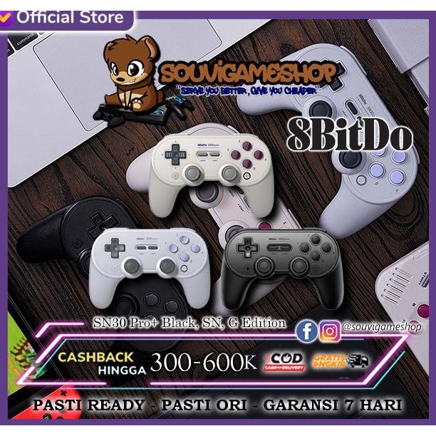 Jual Ssn Komputer - 8Bitdo Sn30 Pro+ Sn30 Pro Plus Gamepad Bluetooth ...