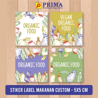 Jual STIKER LABEL MAKANAN - UKURAN 5x5 CM ( BULAT DAN KOTAK ) | Shopee ...