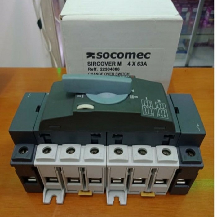 Jual COS Change Over Switch/Ohm Saklar Socomec 40A/63A 4pole | Shopee Indonesia
