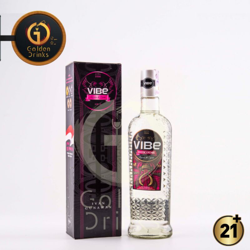 Jual Vibe Exotic Lychee Liqueur Premium Series 700ml + FREE SLOKI ...