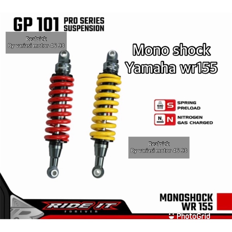 Jual shockbreaker yamaha wr155 shock wr155 mono shock wr155 original ...