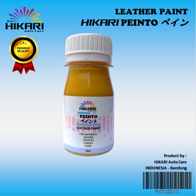 Jual PEINTO Leather Paint Cat Sepatu , Cat Tas , cat jaket , cat topi ...