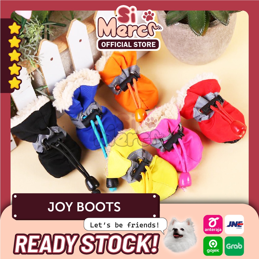 Jual Joy Boots / Sepatu Serut Anjing / Premium Sepatu Boots Anjing ...