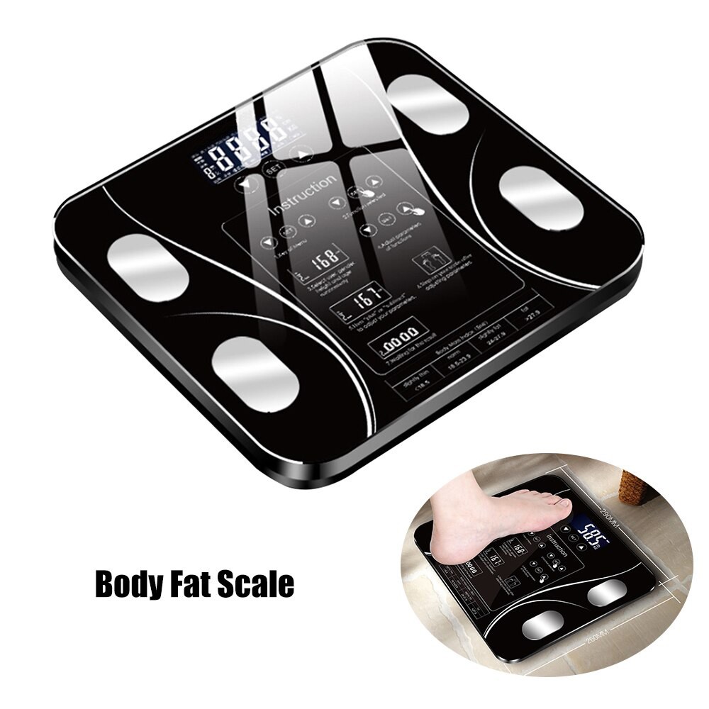 Jual Timbangan Berat Badan BMI Digital Body Scale Fat Monitor Analisis ...