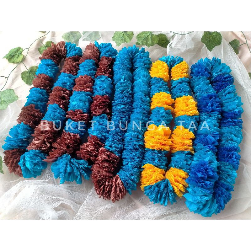 Jual kalung bunga /kalung penyambutan /neck flower/ garland | Shopee ...