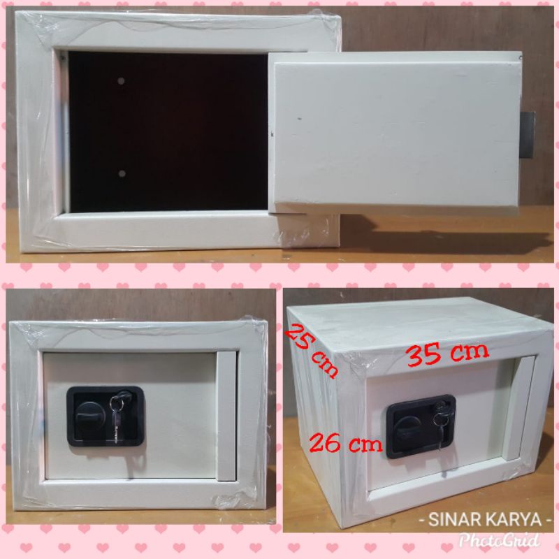 Jual Brankas murah Brangkas kecil Safe deposit safety box kunci manual ...