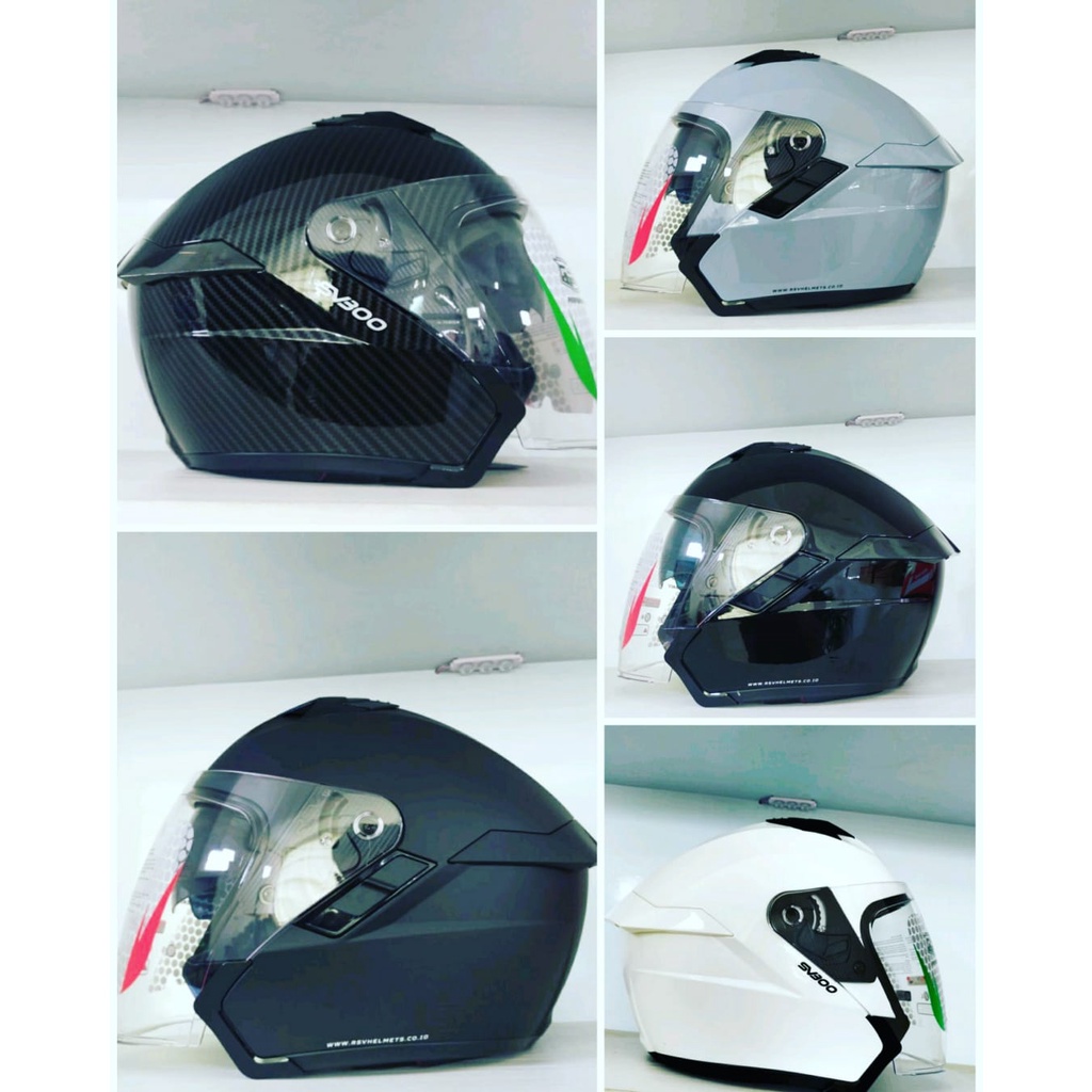Jual Helm RSV SV300 Solid Series (2visor) | Shopee Indonesia