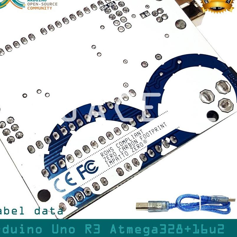 Jual Sudah READY.. NEW Arduino Uno R3 Atmega328P DIP + 16U2 like ...