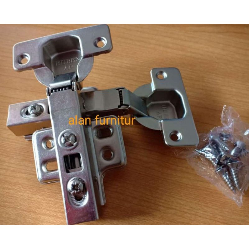 Jual engsel sendok slow motion soft close hidrolis huben AP0 lurus ...