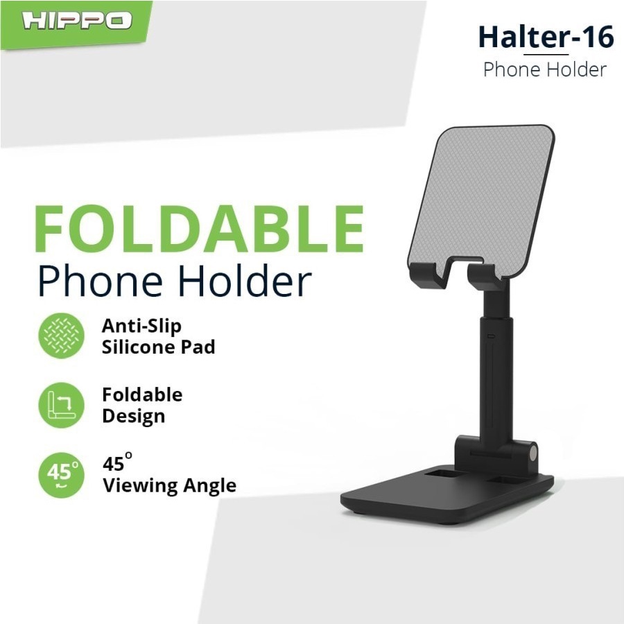 Jual HIPPO PHONE HOLDER HALTER 16 BLACK | Shopee Indonesia