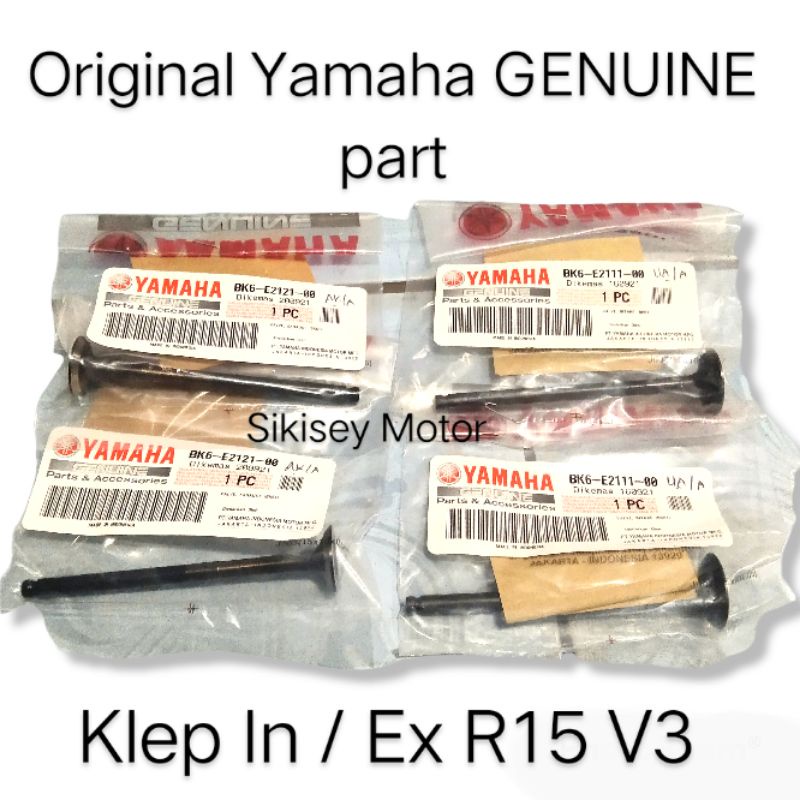 Jual KLEP R15 V3. KLEP IN / EX R15 V3 (1Set). Original YGP | Shopee Indonesia