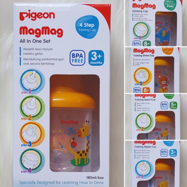 Jual Pigeon Mag Mag All In One / Mag Mag Step 1 Step 2 Step 3 Step 4 ...