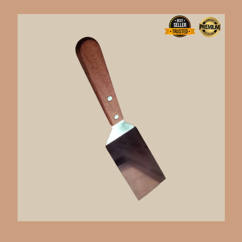 Jual SPATULA TURNER PIZZA ROTI BAKAR STAINLESS STEEL 1PC spatula roti ...