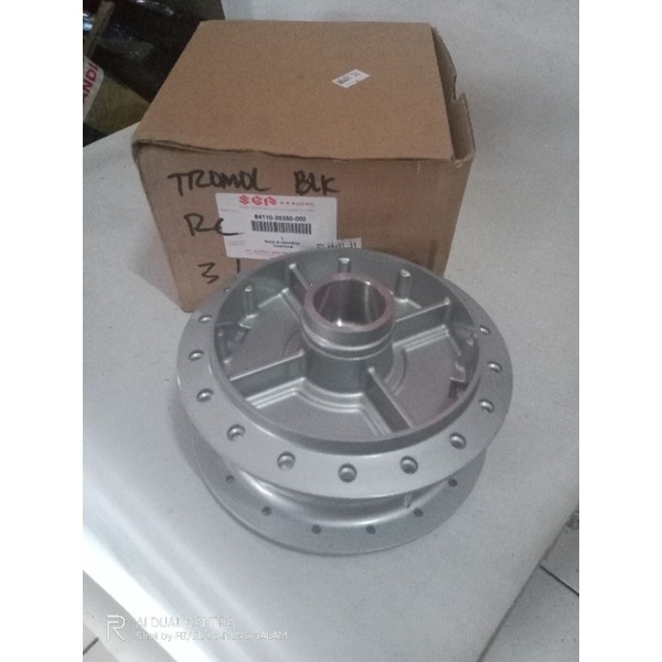 Jual tromol bos belakang suzuki shogun tornado RC crystal A100 ori asli ...