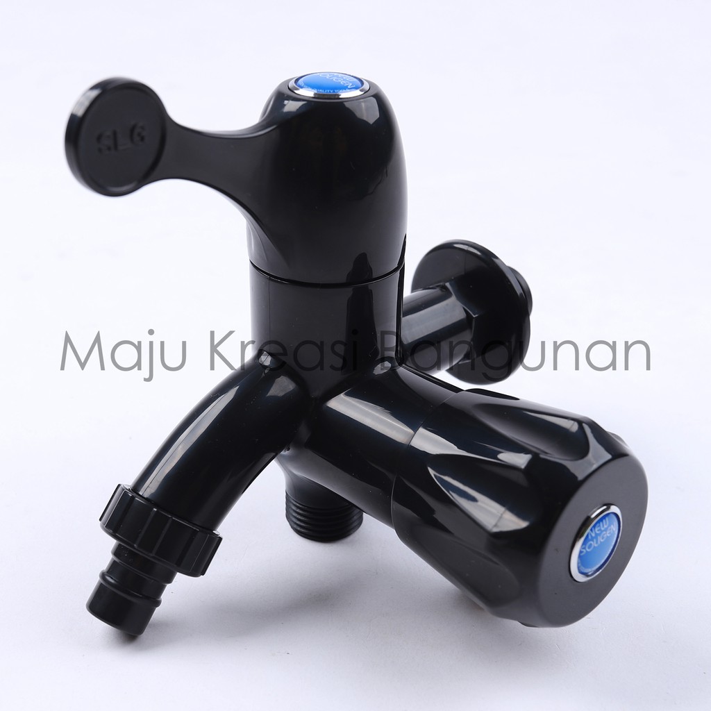 Jual Kran Cabang PVC Shower New Soligen Keran Double Plastik S9 S10 S13 ...