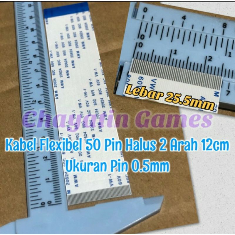 Jual Kabel Flexibel 50 Pin Halus 2 Arah Panjang sesuai varian Ukuran ...