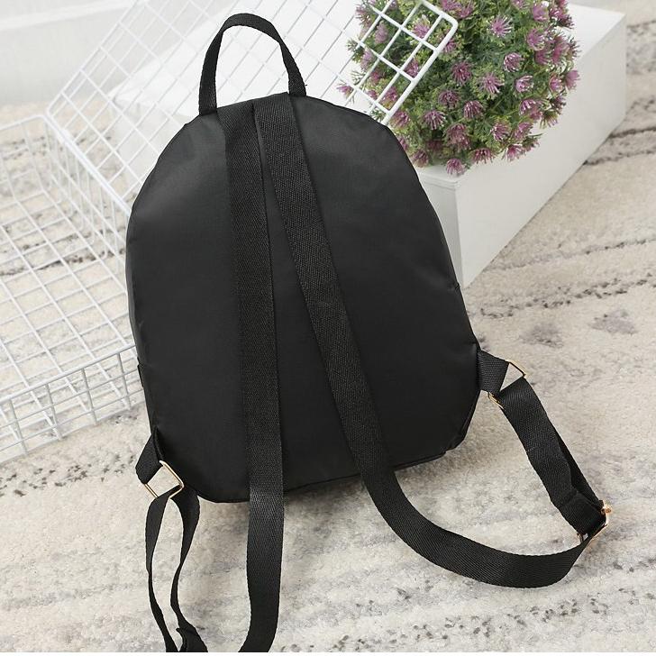 Jual Terkini (1kg muat 7) Lomenia Tas Ransel Backpack Hitam Kecil Kain ...